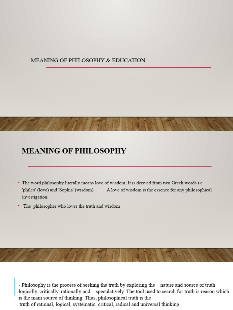 Understanding Philosophy of Education | PDF | Philosophy Of Education ...