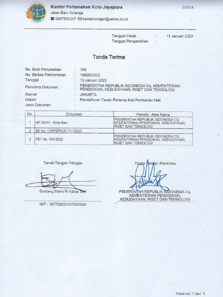 Sertifikat RSPN Baru 2023 Lengkap | PDF