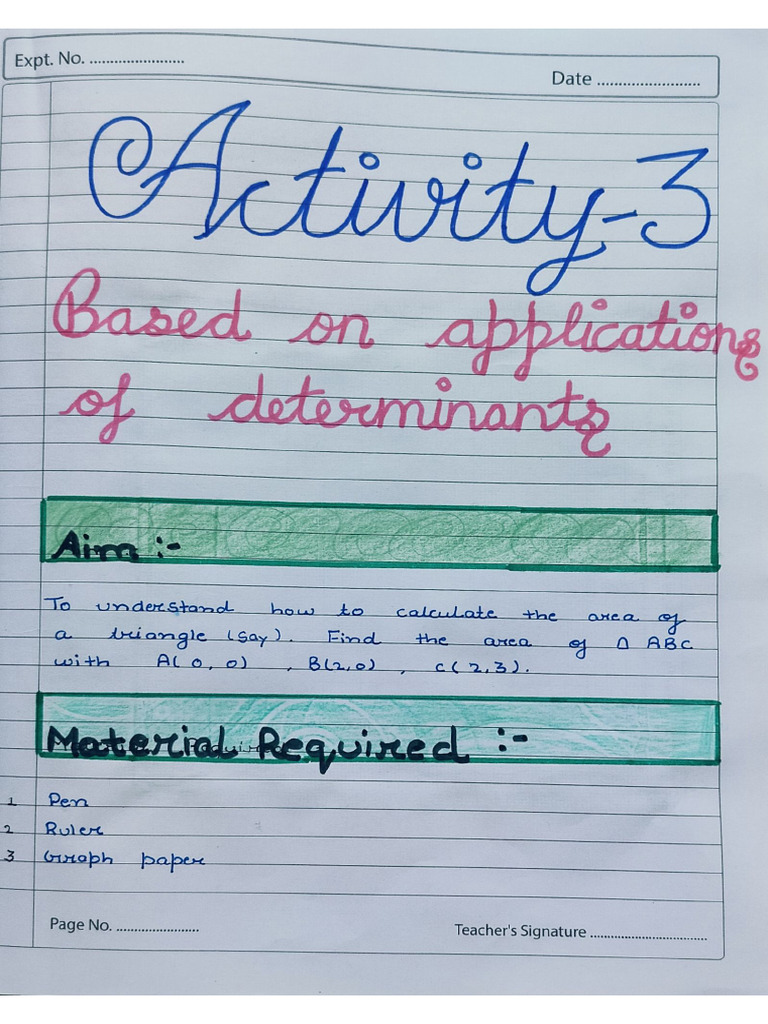 Maths Activity 3 | PDF