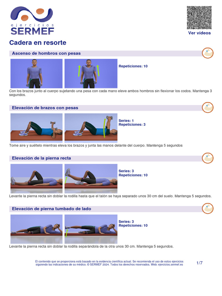 SERMEF - Programa - Cadera en Resorte | PDF | Anatomía humana | Anatomía del miembro inferior