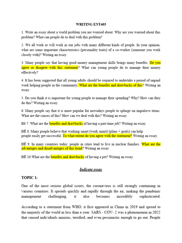 Writing T NG H P | PDF | Family | Goal