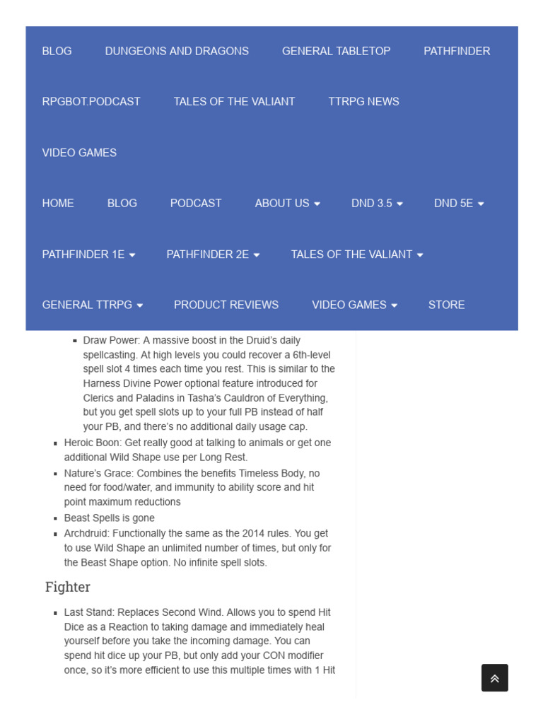 5e To Tales of The Valiant Transition Guide 7 | PDF | Tabletop Role Playing Game | D20 System