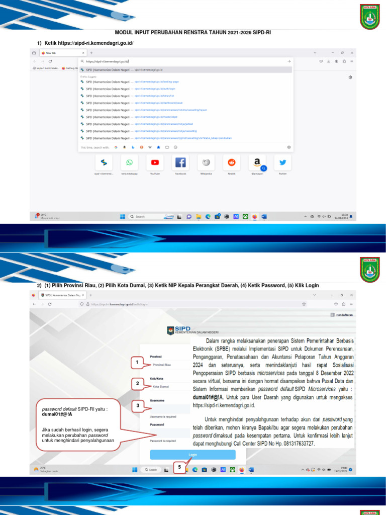 Modul Input Renstra Sipd-Ri | PDF