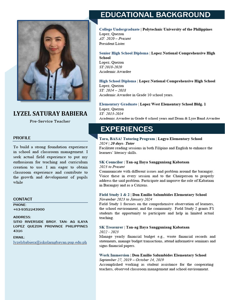 Babiera CV-2 | PDF | Learning