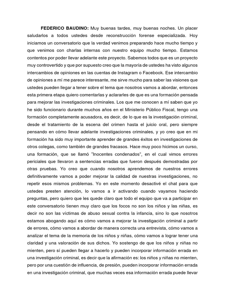 Abuso Sexual Contra Menores En El Ámbito Escolar Errores Judiciales