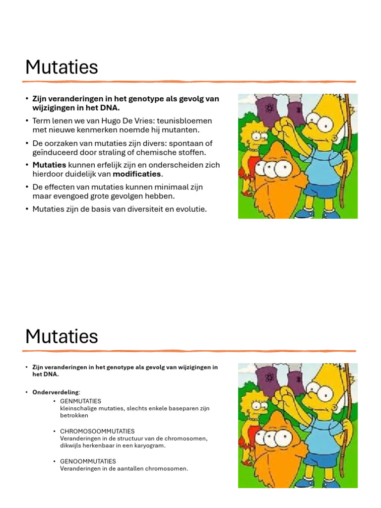 Biology Mutations | PDF