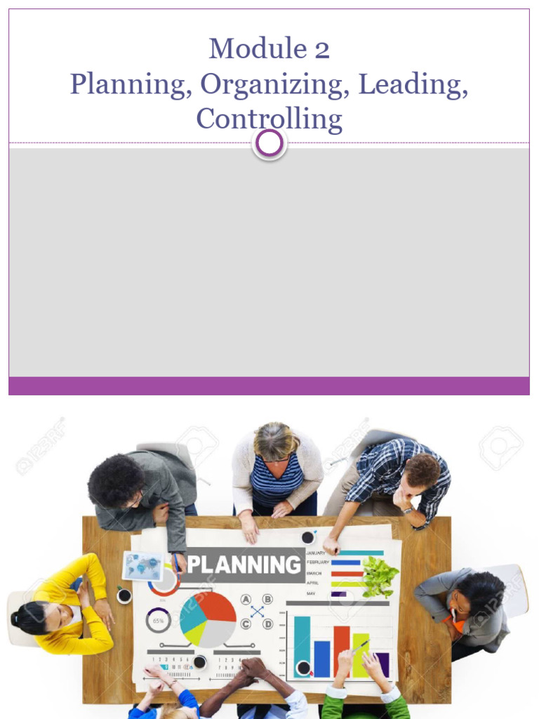 Module 2 Planning, Organizing, Leading, Controlling Presentation | PDF ...