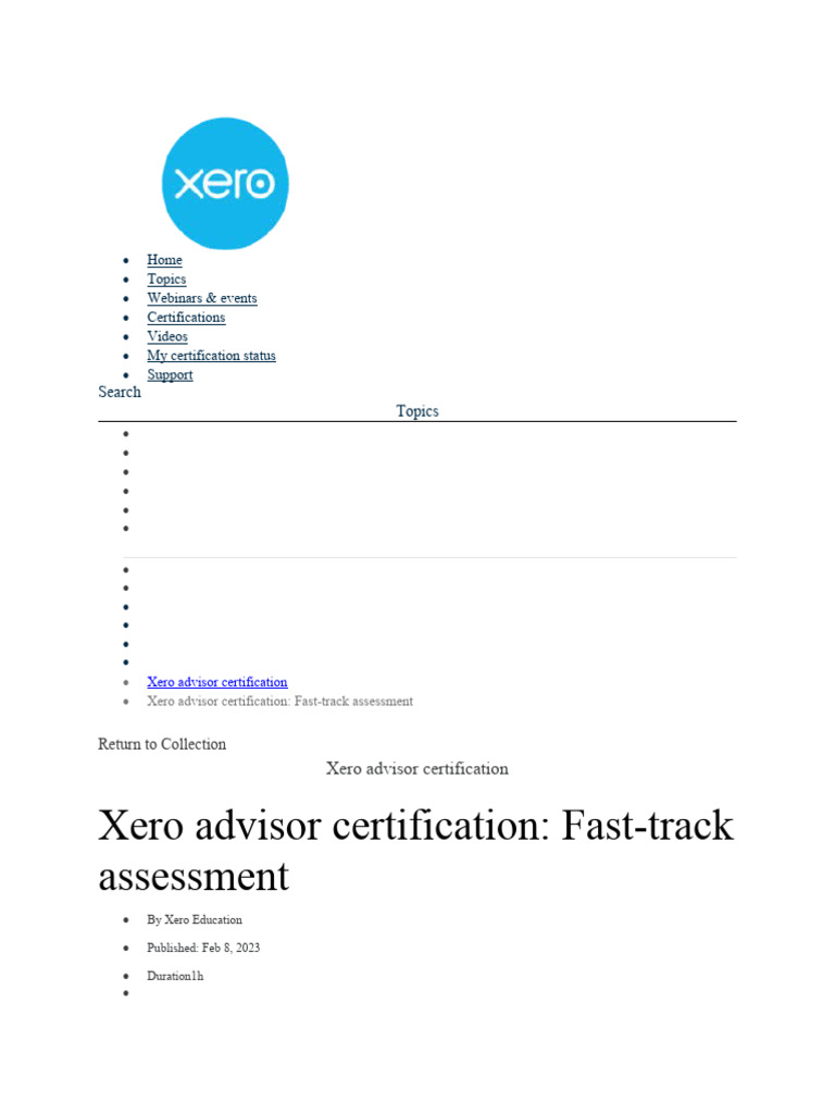 Xero Fast Track Answers | PDF | Inventory | Invoice