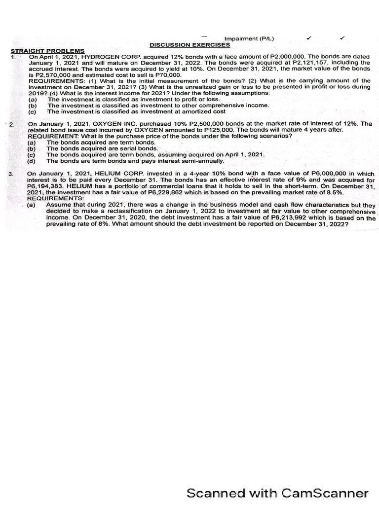 Inv. in Debt Sec | PDF