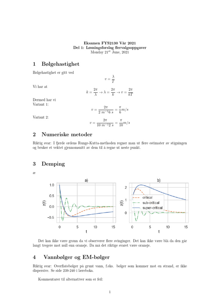V2021 Eksamen LF | PDF