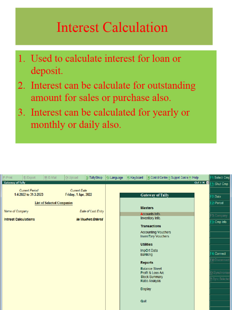 Intrest Calculation | PDF