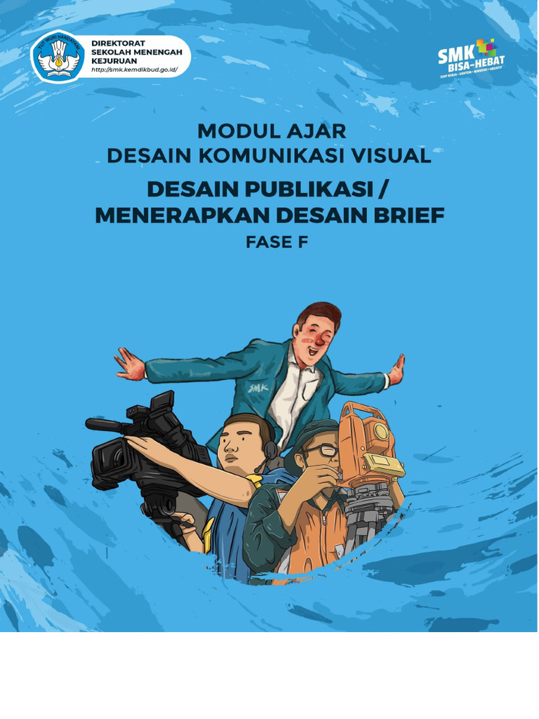 Modul Ajar Desain Komunikasi Visual - Desain Publikasi - Menerapkan Desain Brief - Fase F | PDF