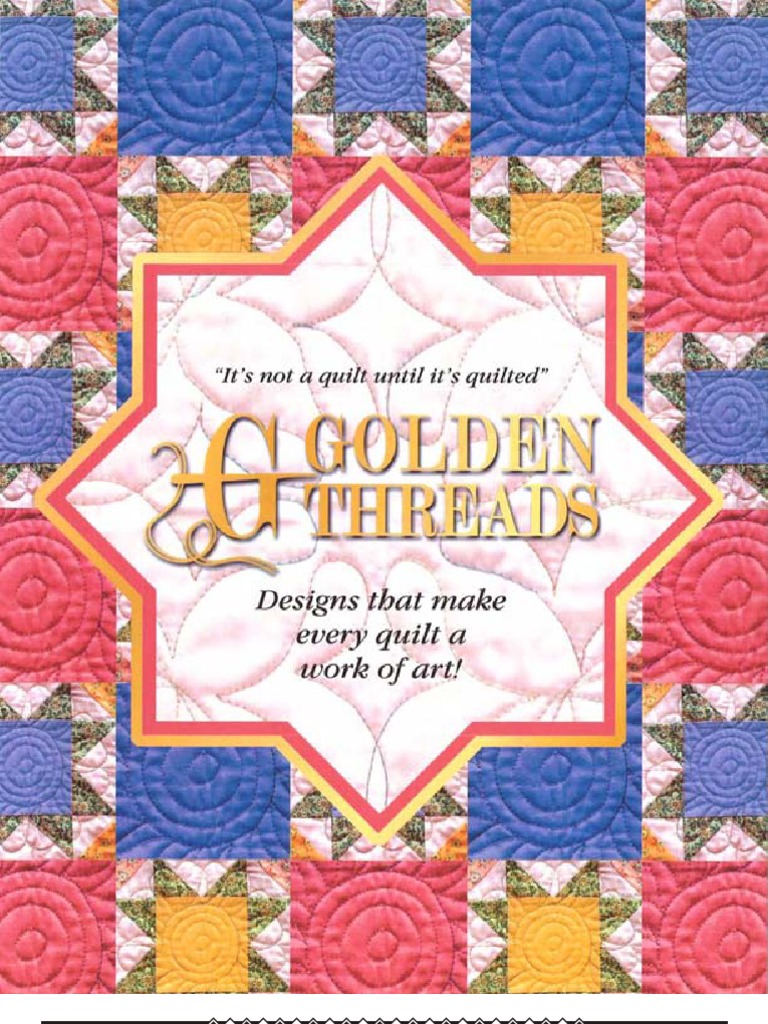 Golden Threads Catalog | PDF | Quilting | Quilt