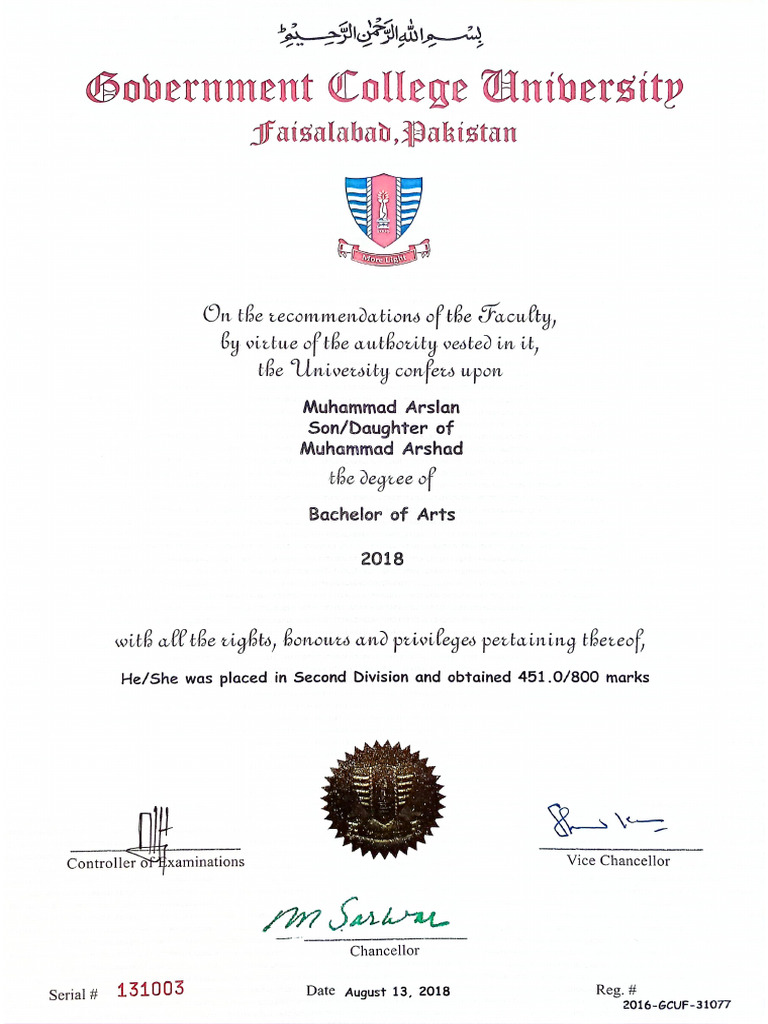 BA Degree | PDF
