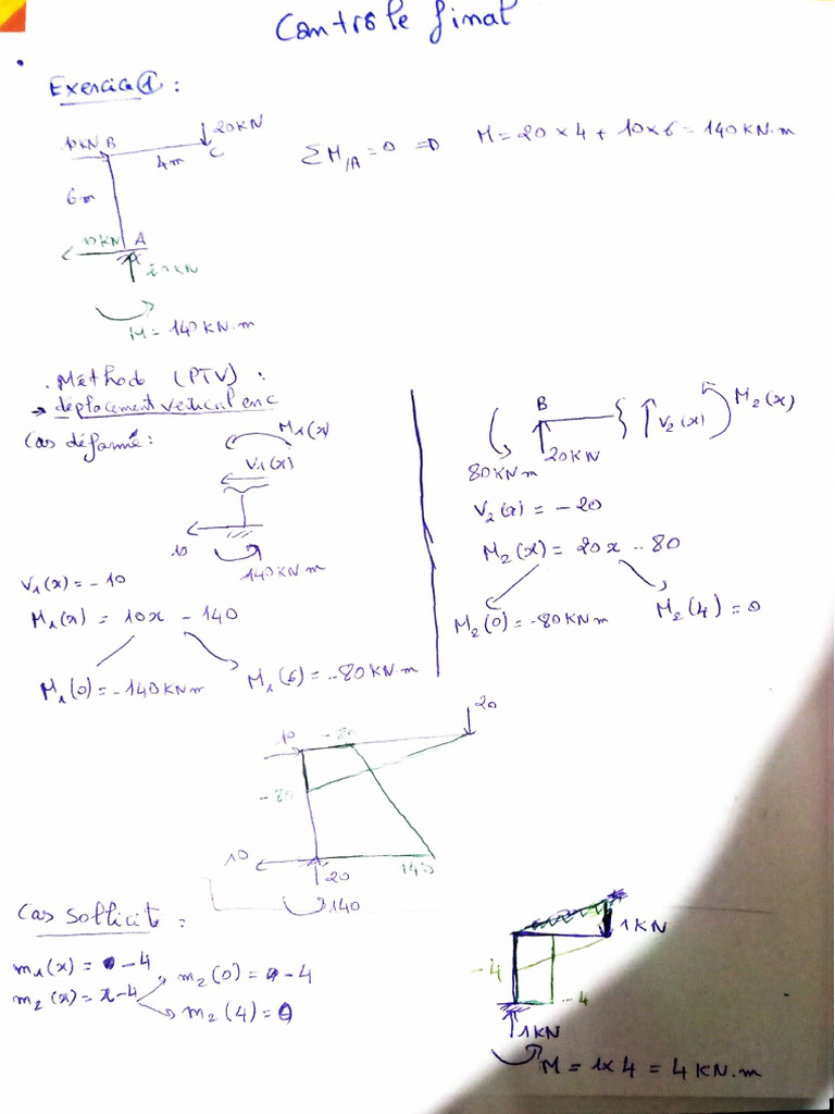 Exo 1 Et 2 RDM | PDF Exo 1 Et 2 RDM | PDF