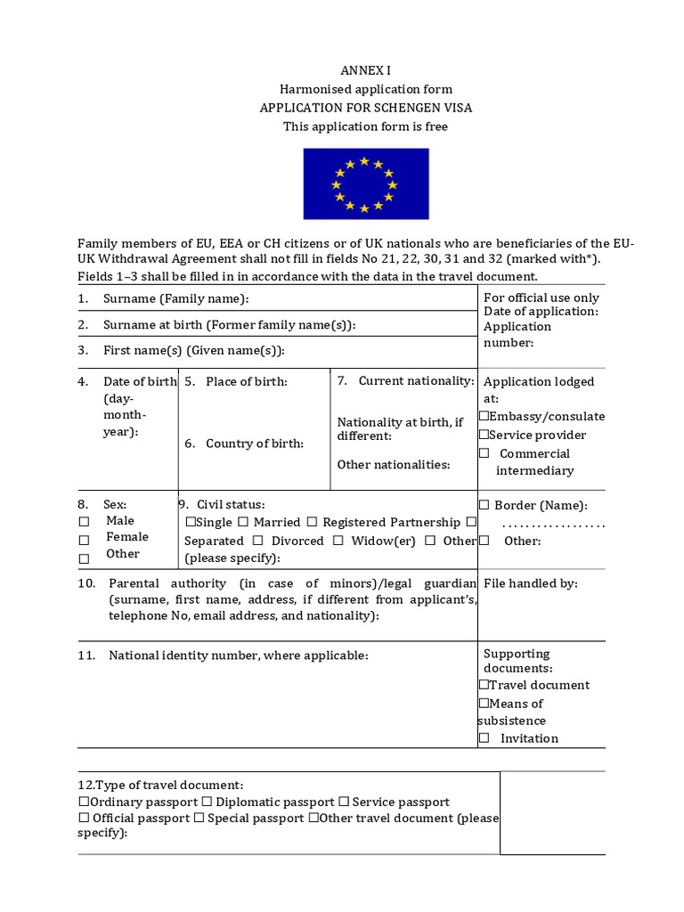 Bulgaria Visa Application Form | PDF | Travel Visa | Stored Value Card