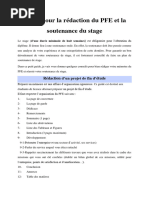 Plan de soutenance PFE efficace | PDF