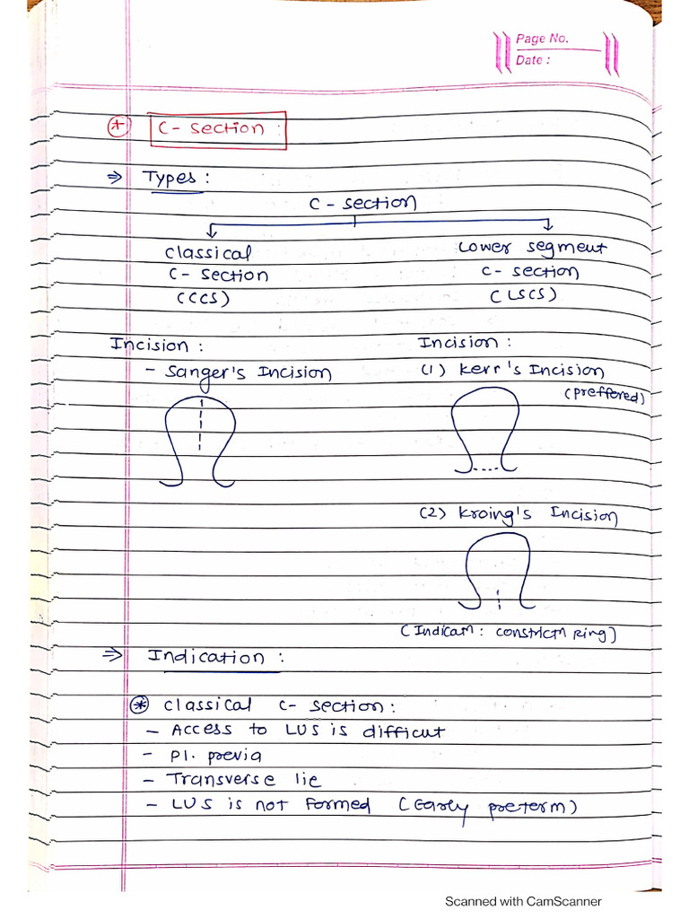 Cesarean Section-2 | PDF