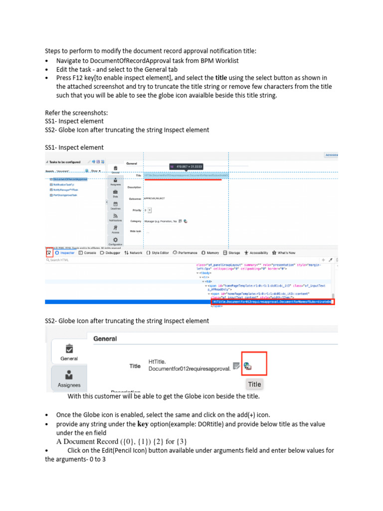 Modify Document Approval Notification Title | PDF | String (Computer ...