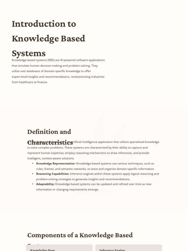 Knowledge Based Systems | PDF | Knowledge Representation And Reasoning | Knowledge