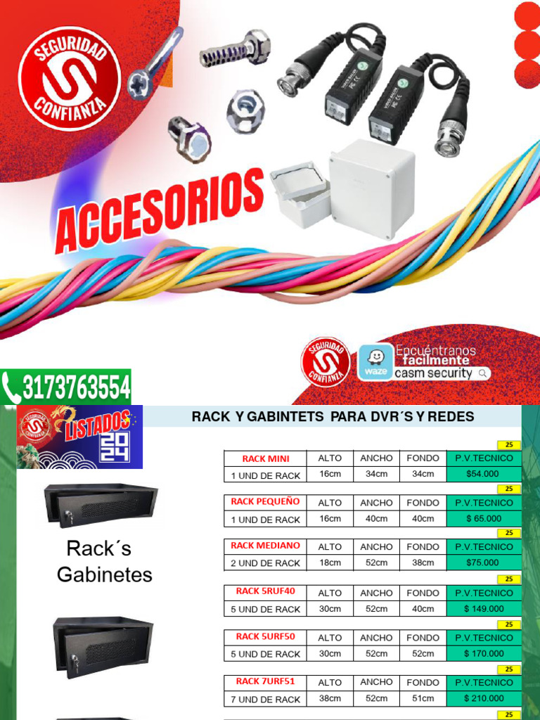 7-CABLE Y ACCESORIOS | PDF | Protocolos de capa física | Ingenieria Eléctrica