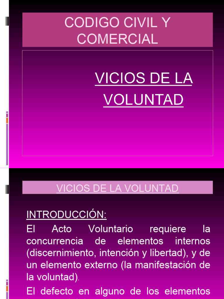 Vicios de La Voluntad. | PDF | Intención (Derecho Penal) | Justicia