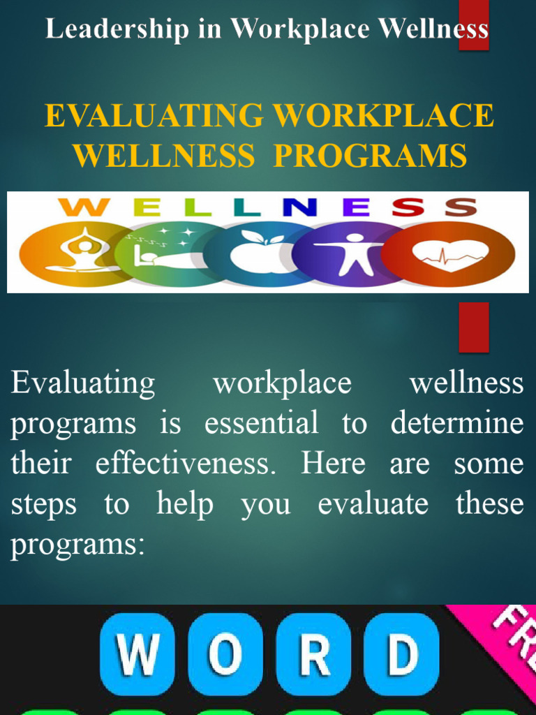 Evaluating Workplace Wellness Programs | PDF | Performance Indicator | Business