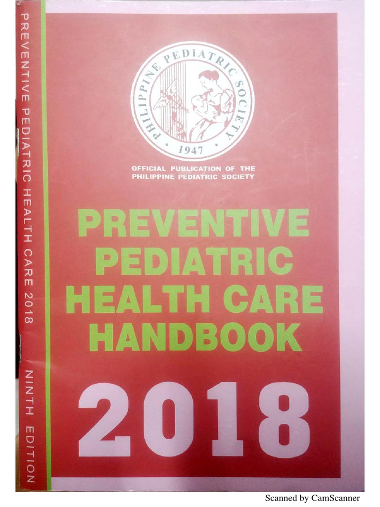 PPS Preventive Pediatric Health Care Handbook 2018 | PDF
