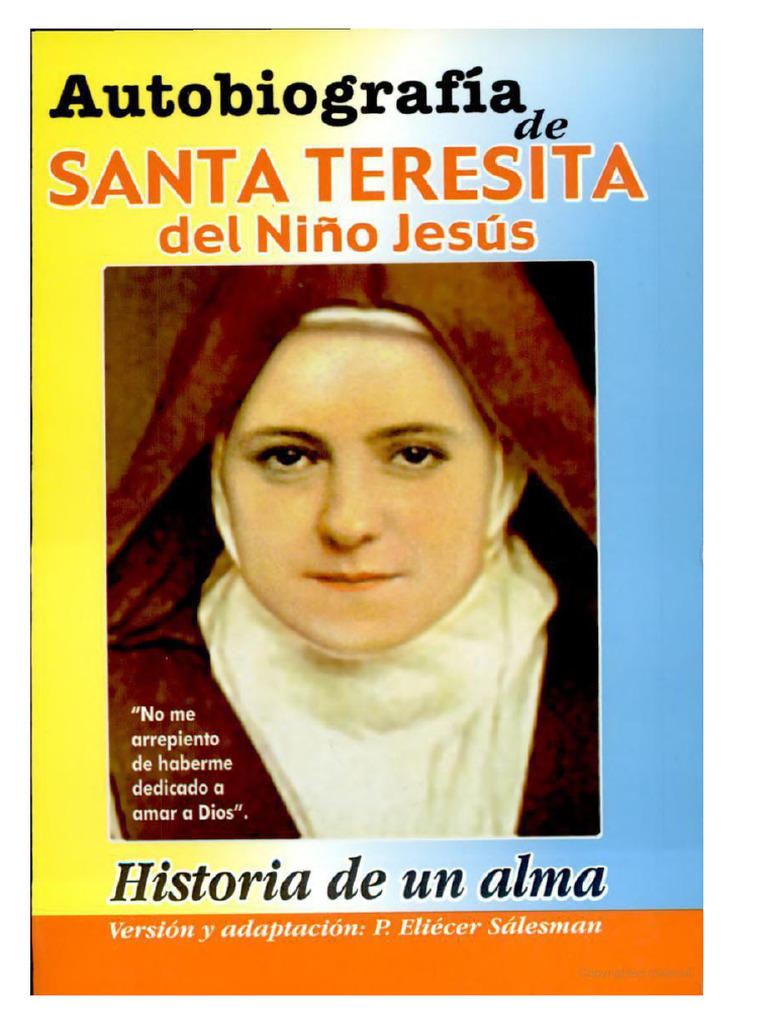 Historia de Un Alma-Santa Teresita Del Niño Jesús | PDF
