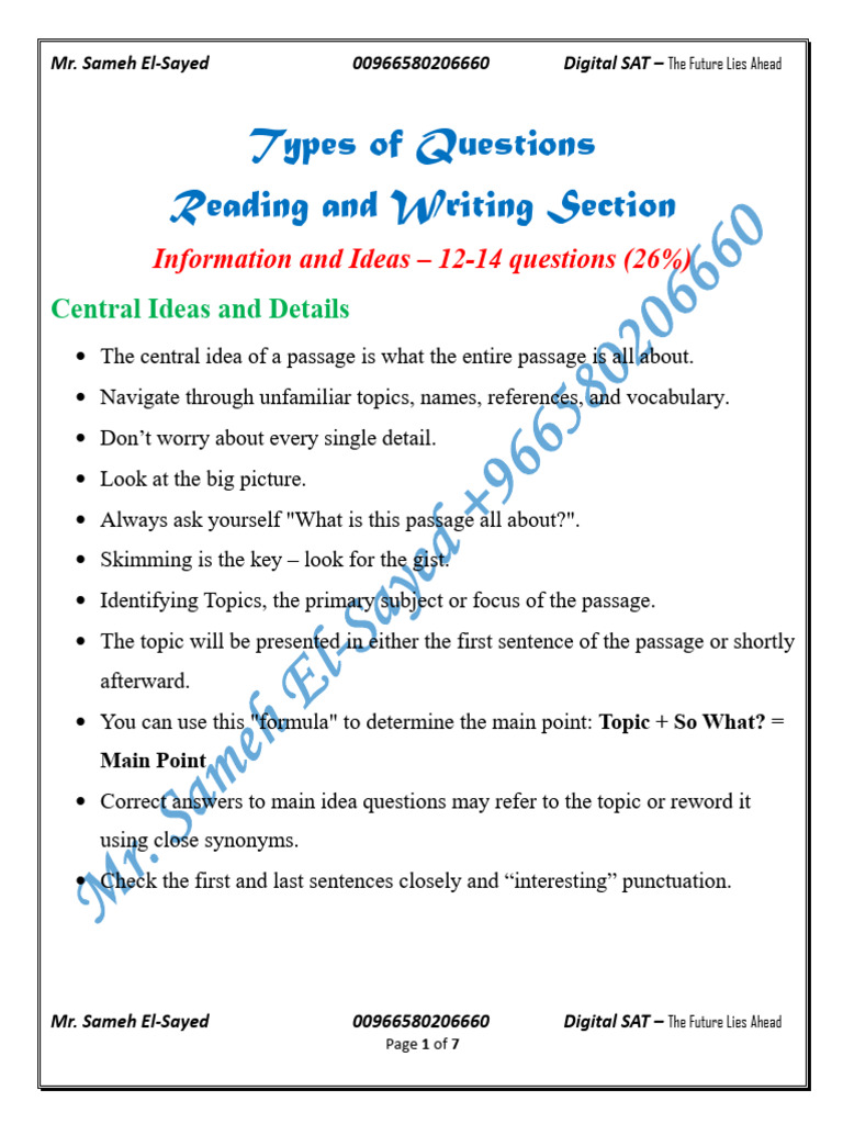 Central Ideas Difficult PDF Feather