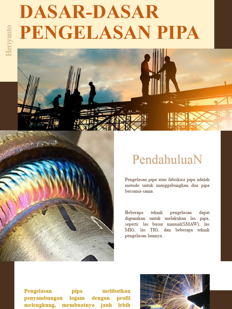 01 KD10-1 Dasar-Dasar Pengelasan Pipa | PDF