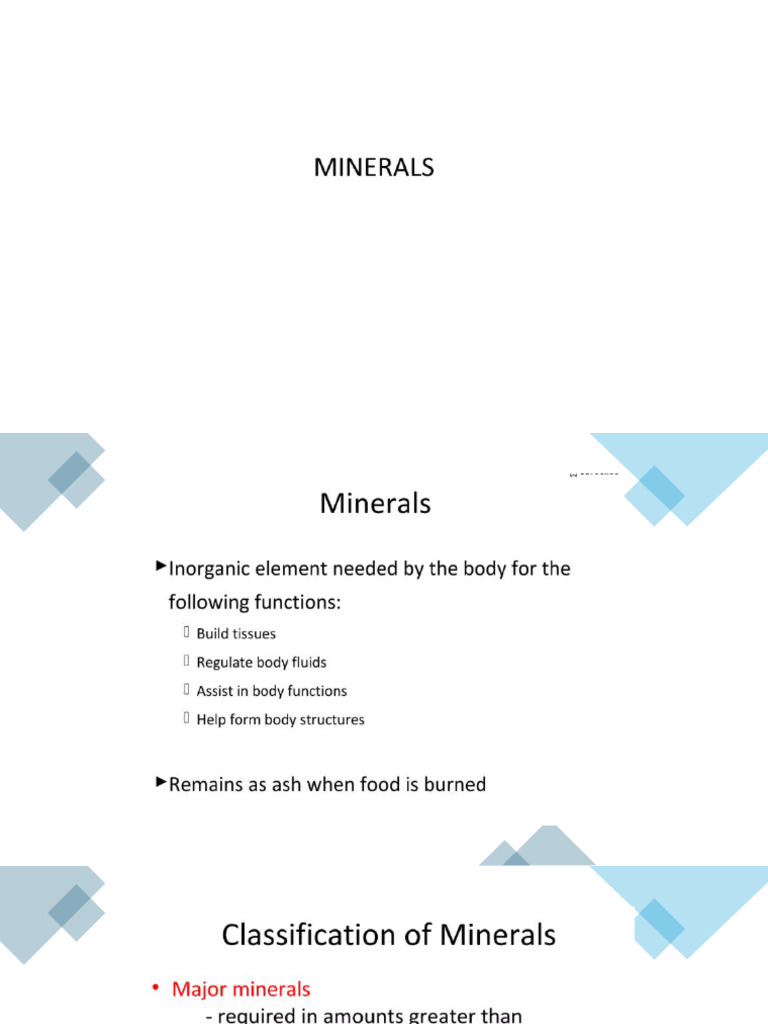 Minerals | PDF