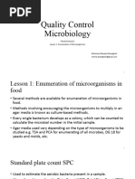 IS 5402 ISO 4833-SD - Total Plate Count | PDF | Colony Forming Unit ...