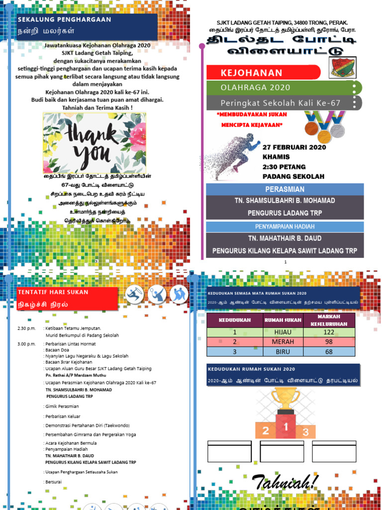 Buku Program Sukan 2020 Pdf