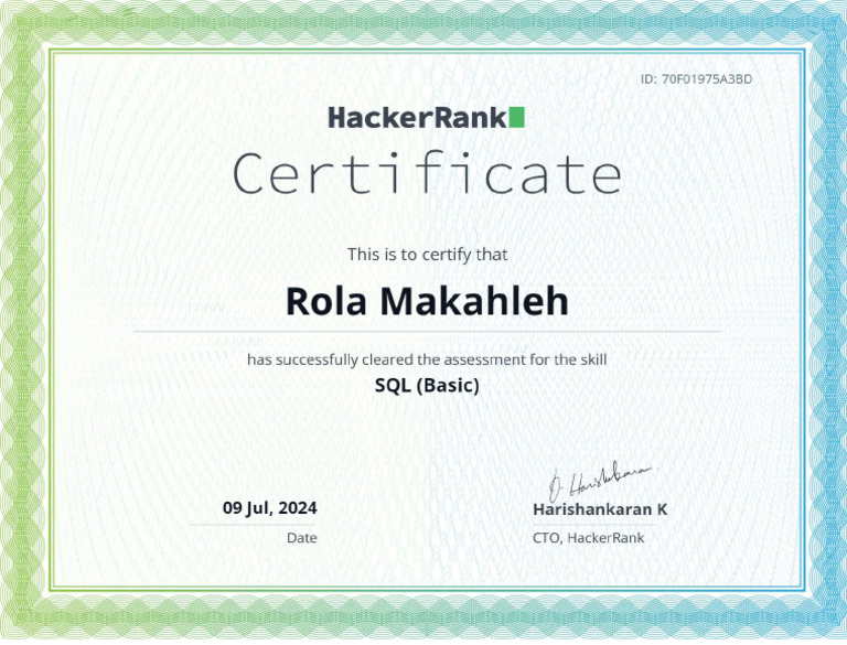 sql_basic certificate | PDF