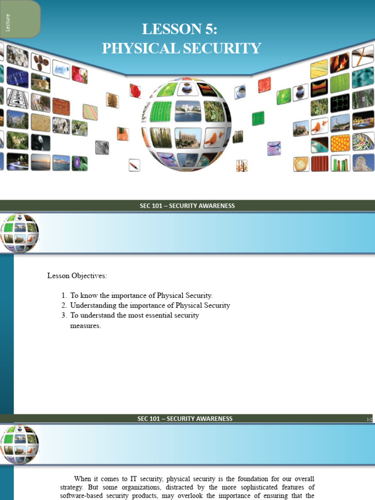 Essential Physical Security Measures | PDF | Backup | Computer Security