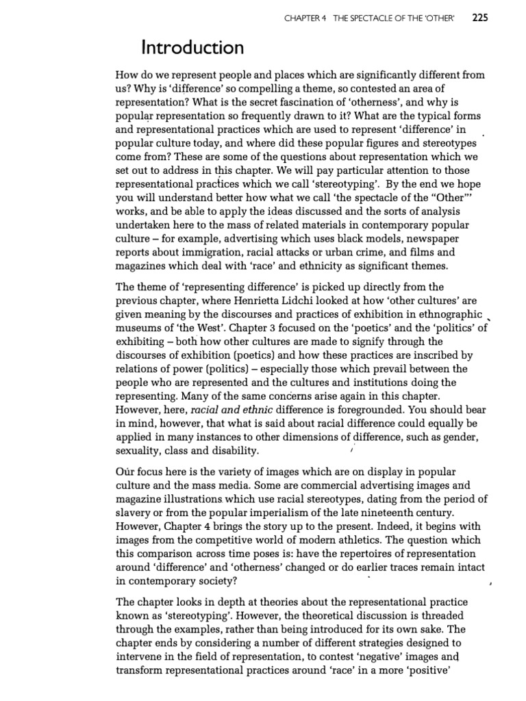 3.2a - Hall - Stereotypes (Dragged) | PDF | Stereotypes | Race (Human Categorization)