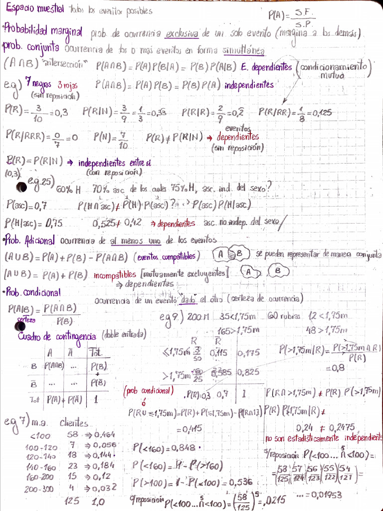 Statistics I (Notes) | PDF