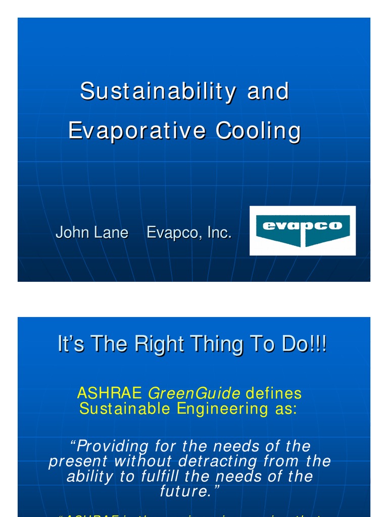 ASHRAE Standards For Cooling Towers | PDF | Water Purification | Air ...