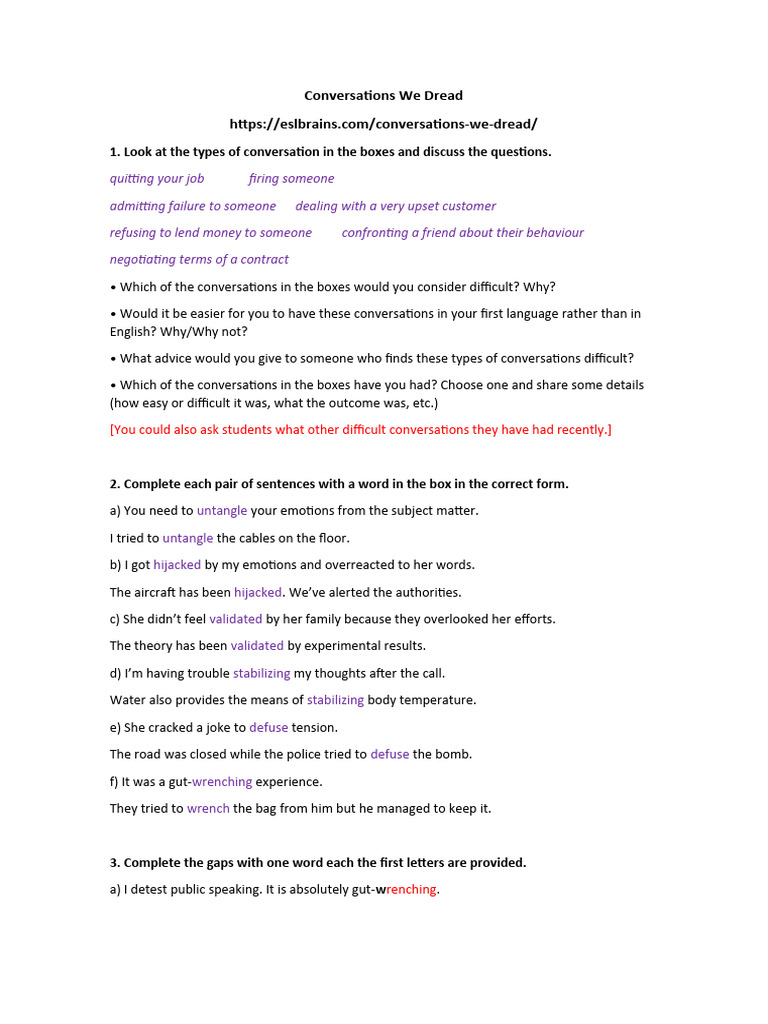 Navigating Difficult Conversations | PDF | Social Psychology