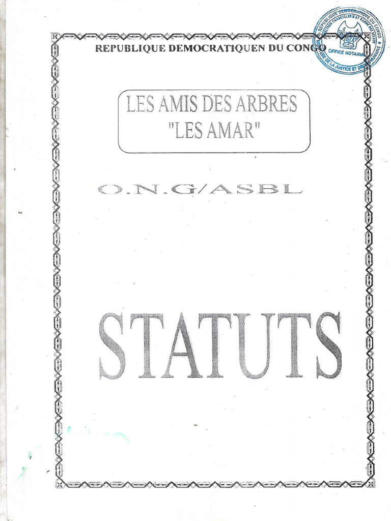 STATUT 1 | PDF