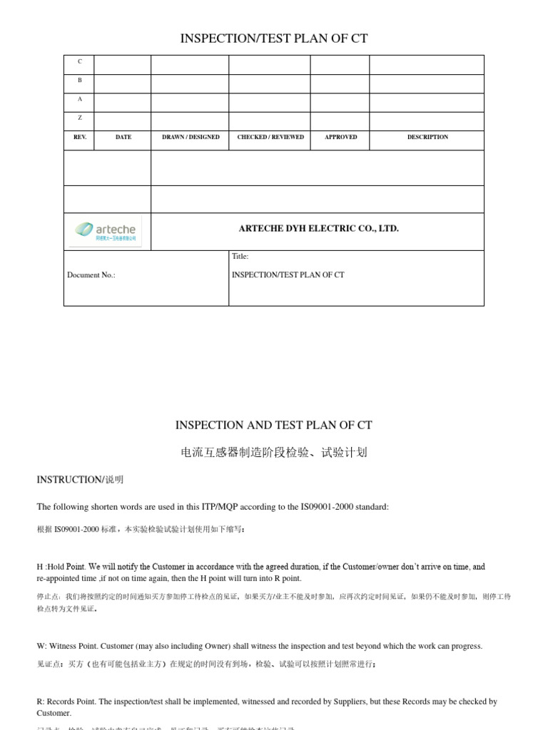 Arteche Ct-Itp | PDF | Electromagnetism | Electricity