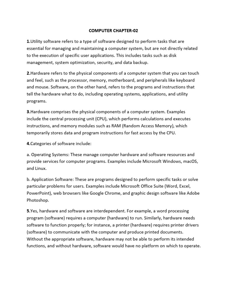 Computer Chapter 2 | PDF | Art | Computers