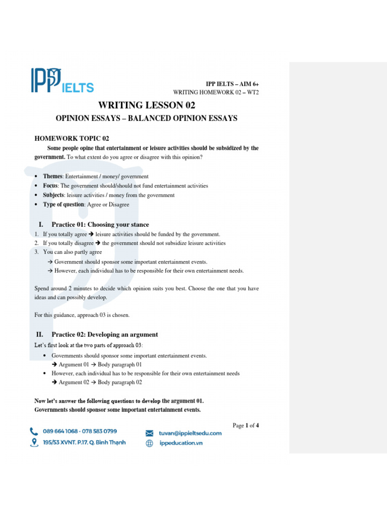 Wri Task 2 - Buổi 2 | PDF