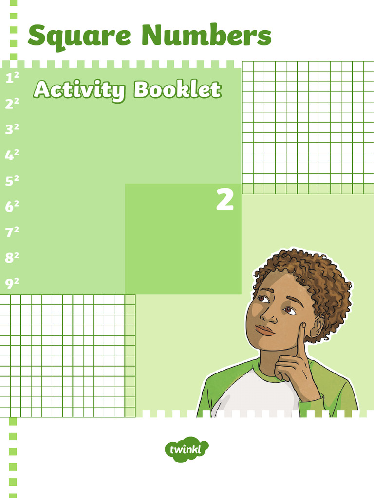 Square Numbers Activity Booklet | PDF | Mathematics | Arithmetic