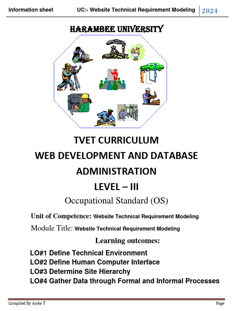Website Technical Requirements Overview | PDF | Web Development | World ...