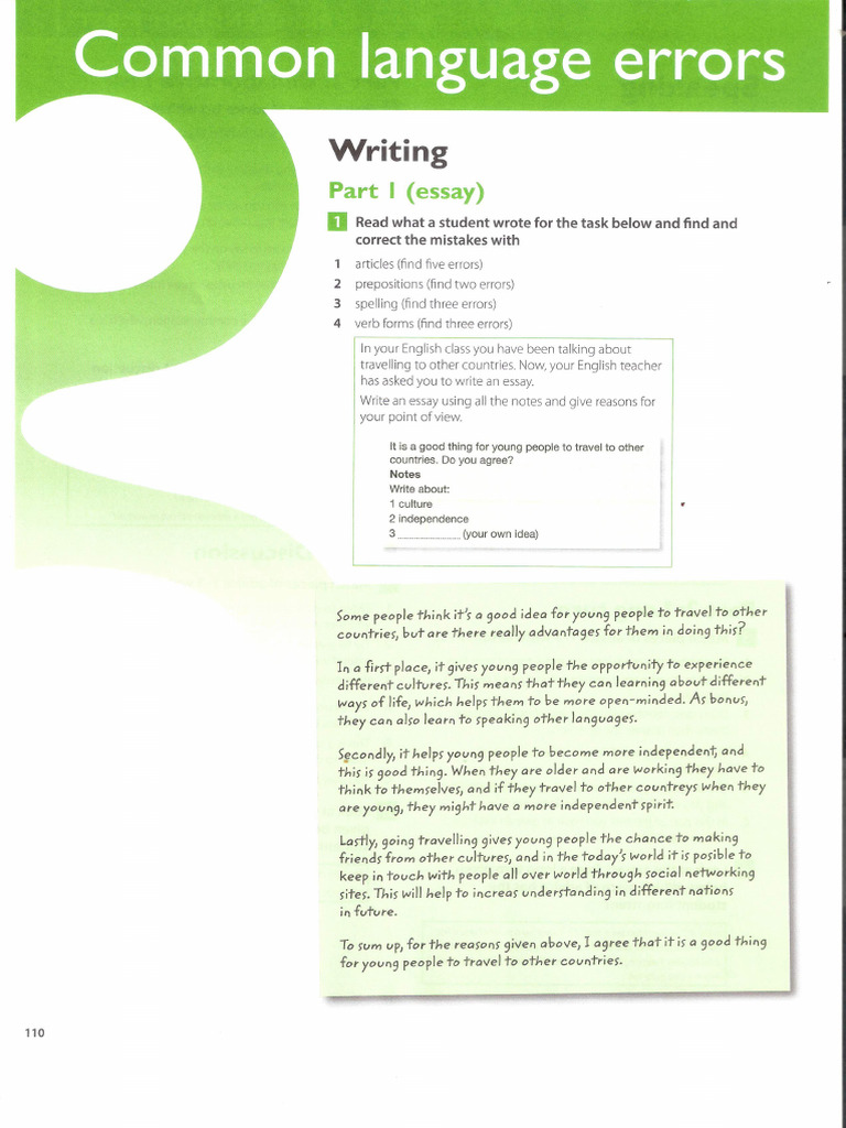 Commom language errors | PDF