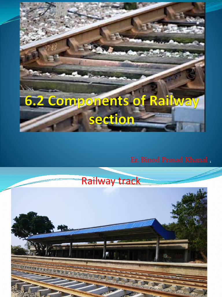 Railway Track Components Guide | PDF | Rail Transport | Land Transport