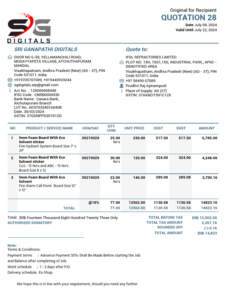 Quotation 28 | PDF | Economy Of India | Payments