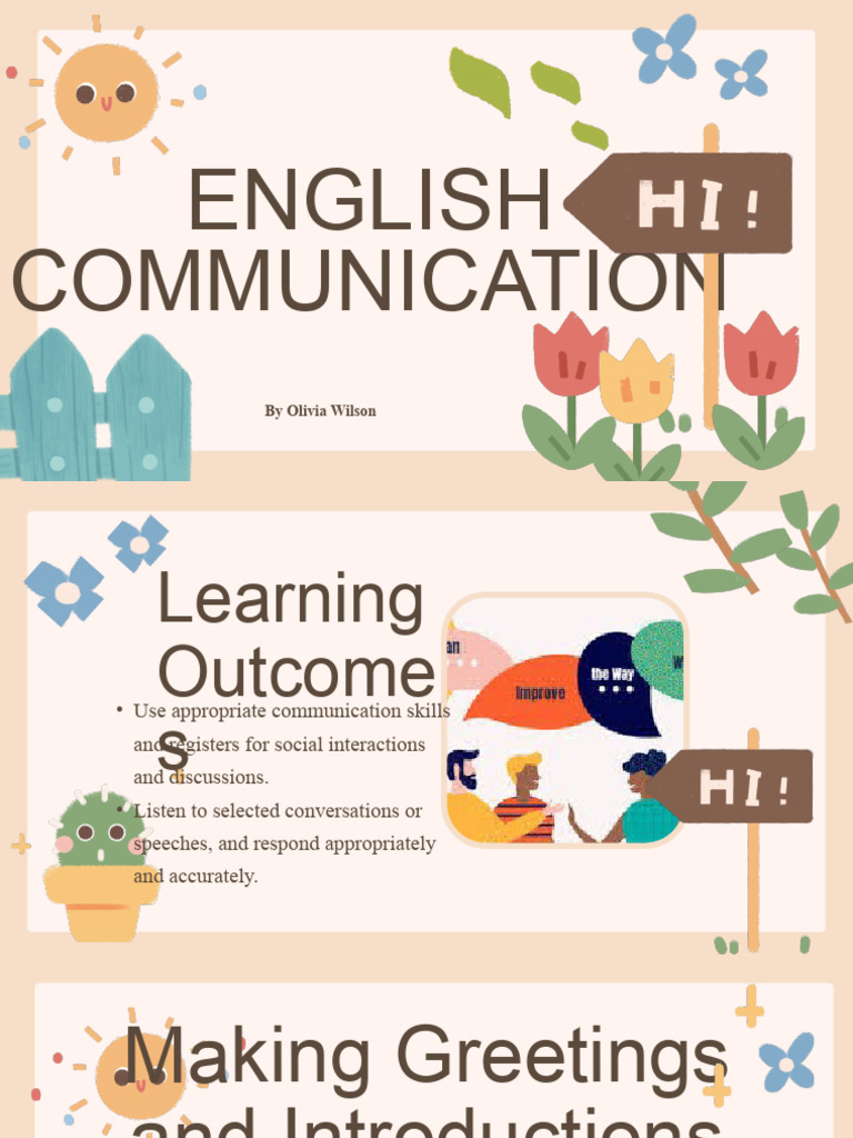 ENGLISH COMMUNICATION | PDF